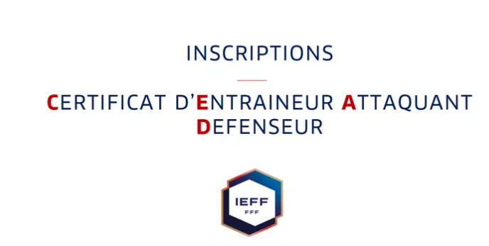 IEFF : Inscriptions au certificat d'entraîneur attaquant attaquant ...